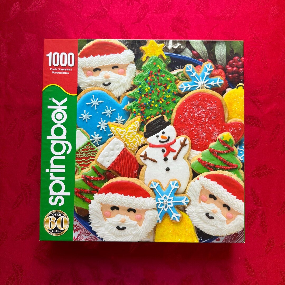 Springbok Cookies and Christmas 1000 Piece Jigsaw Puzzle Complete - Etsy
