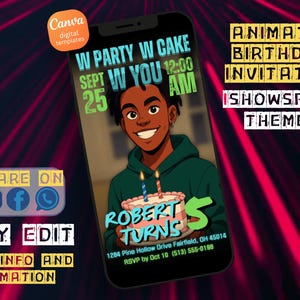 Ishowspeed Birthday Invitation: Editable Gamer Party Invite (digital ...
