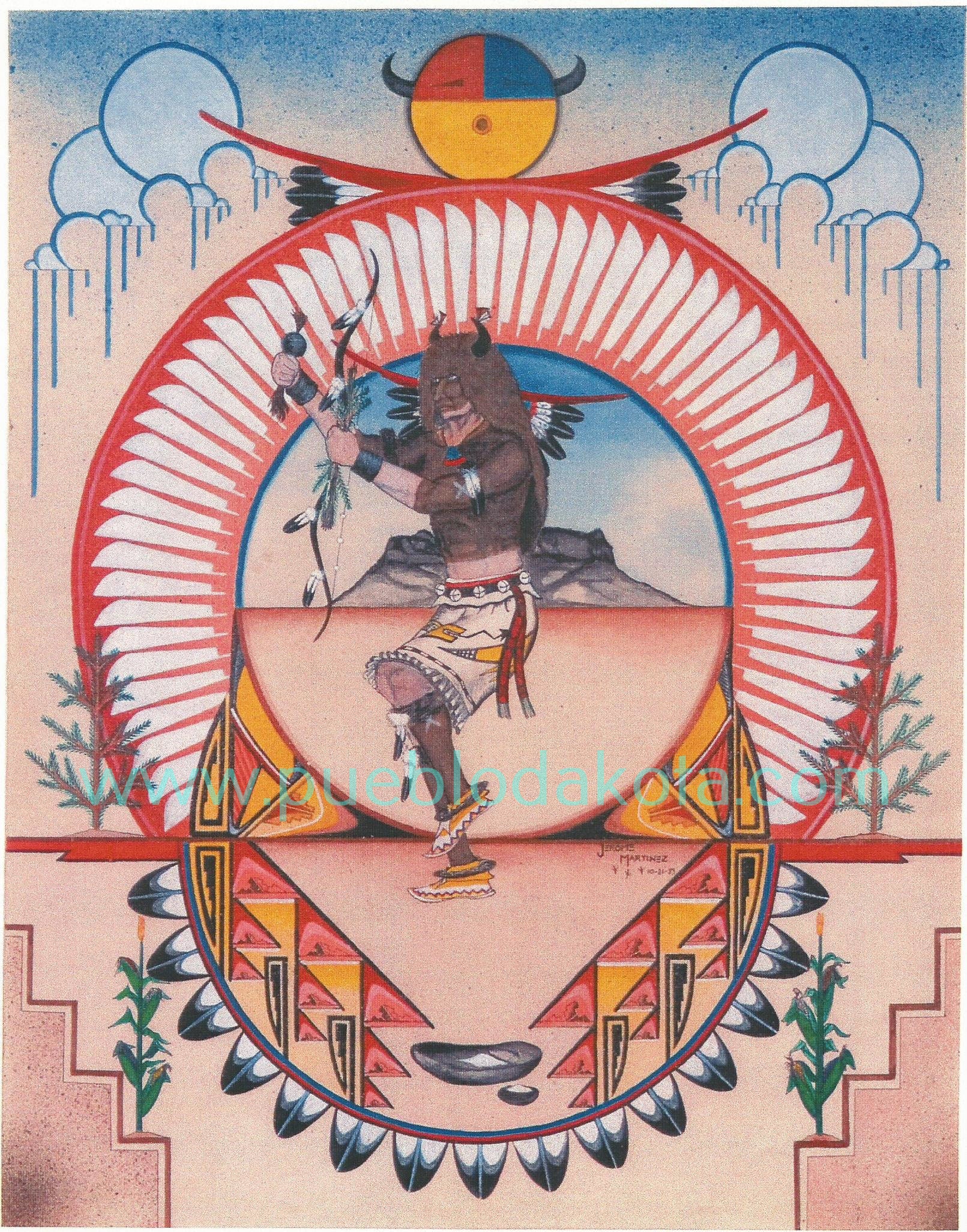 Pueblo Indian Art for Sale New Mexico Indian Art Paintings - Etsy