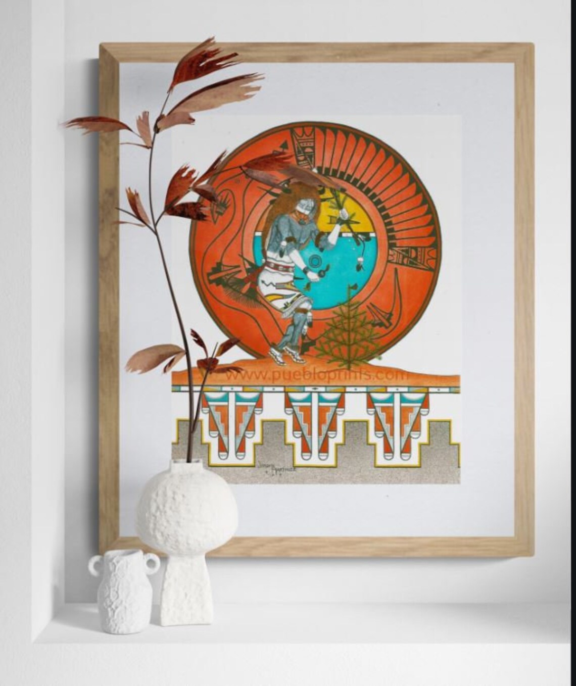 Pueblo Art Prints, Pueblo Wall Art, Original Pueblo Art, Pueblo Art ...