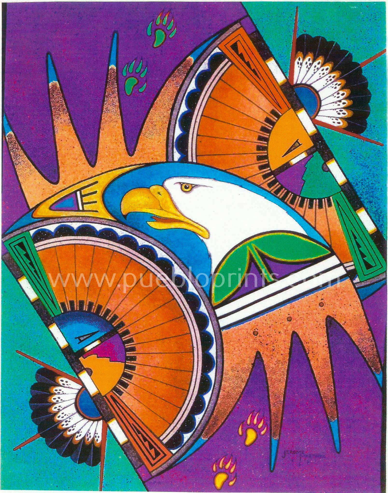 Pueblo Style Prints Pueblo Wall Art Original Pueblo Art - Etsy