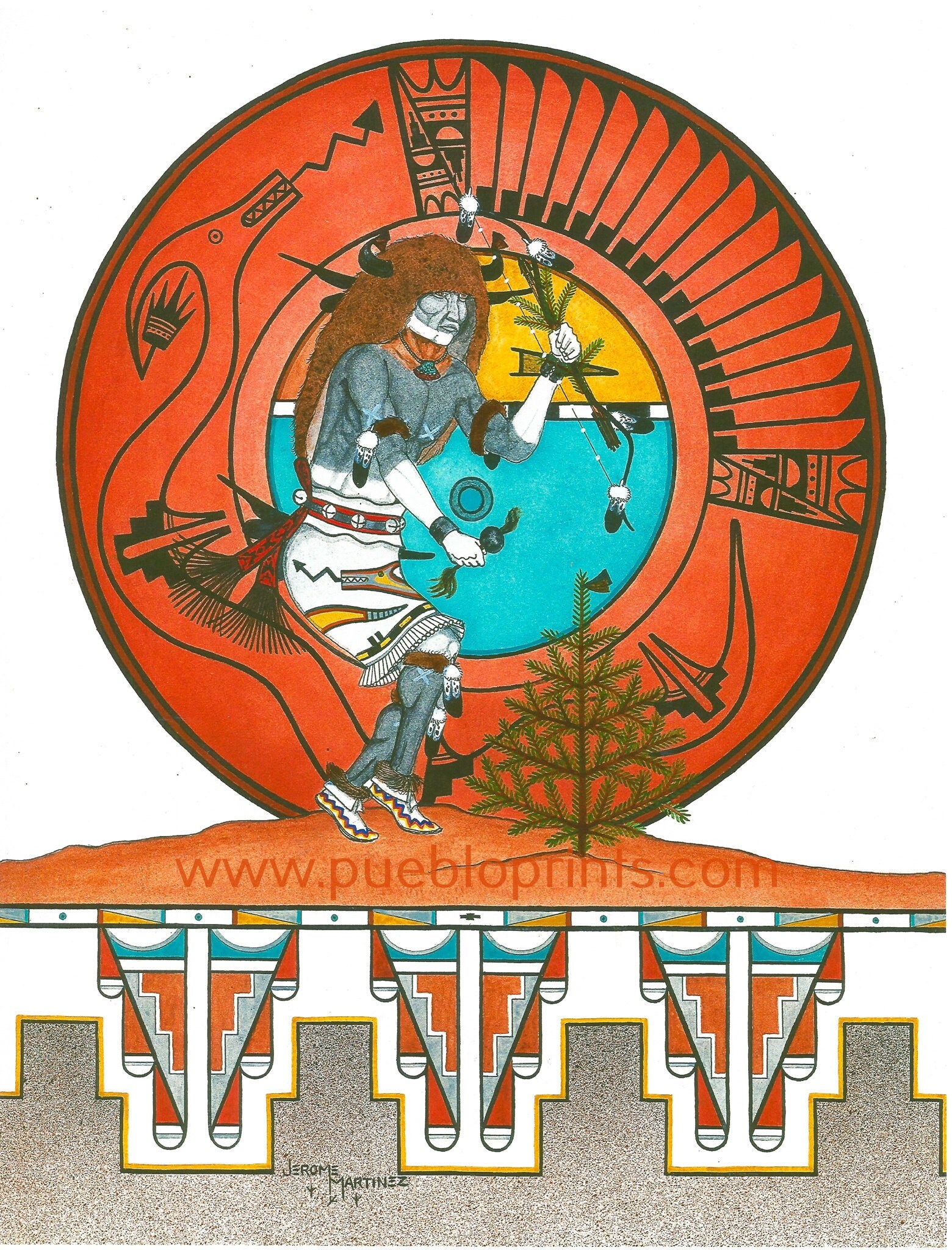 Pueblo Art Prints Pueblo Wall Art Original Pueblo Art - Etsy