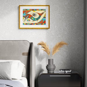 Avanyu Snake Art Print: Pueblo Pottery Design, Signed & Matted - Etsy