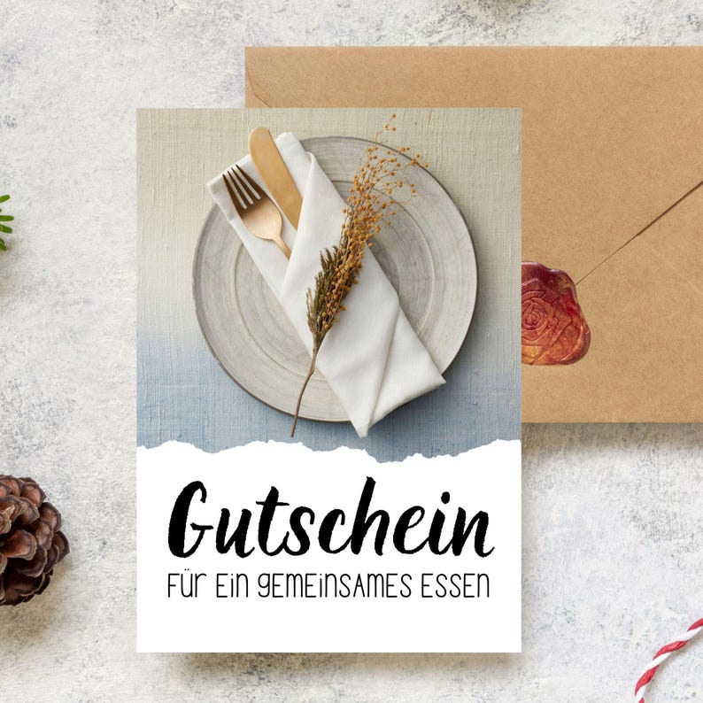 Dining Out Voucher | Last-minute Printable Gift | Food Voucher for ...