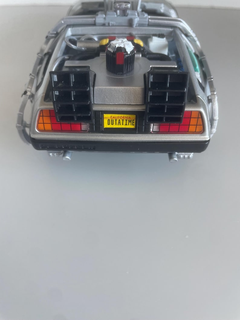 Back to the Future Delorean Time Machine Replica – Diecast Collectible ...