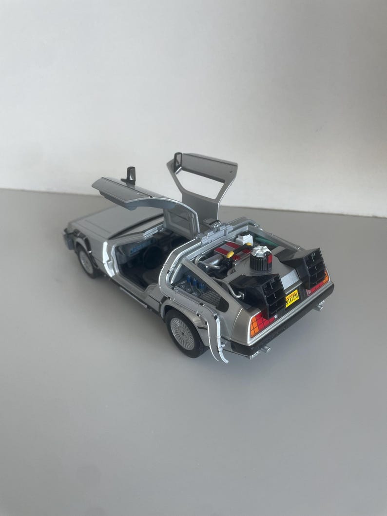 Back to the Future Delorean Time Machine Replica – Diecast Collectible ...