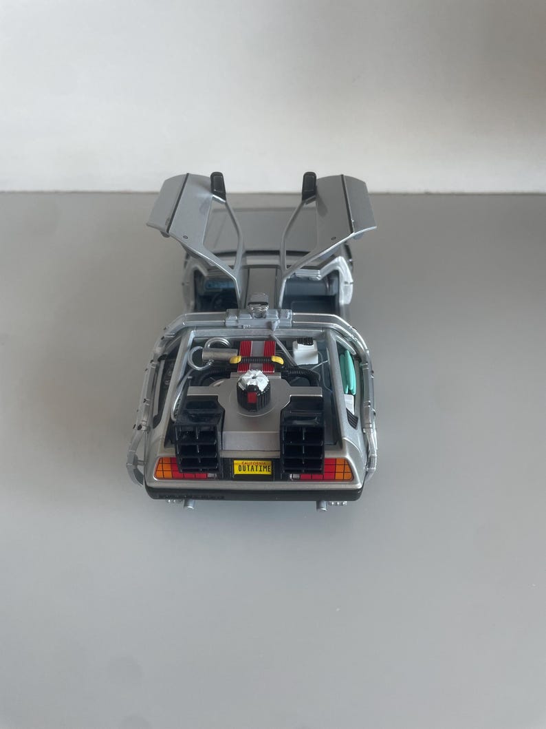 Back to the Future Delorean Time Machine Replica – Diecast Collectible ...