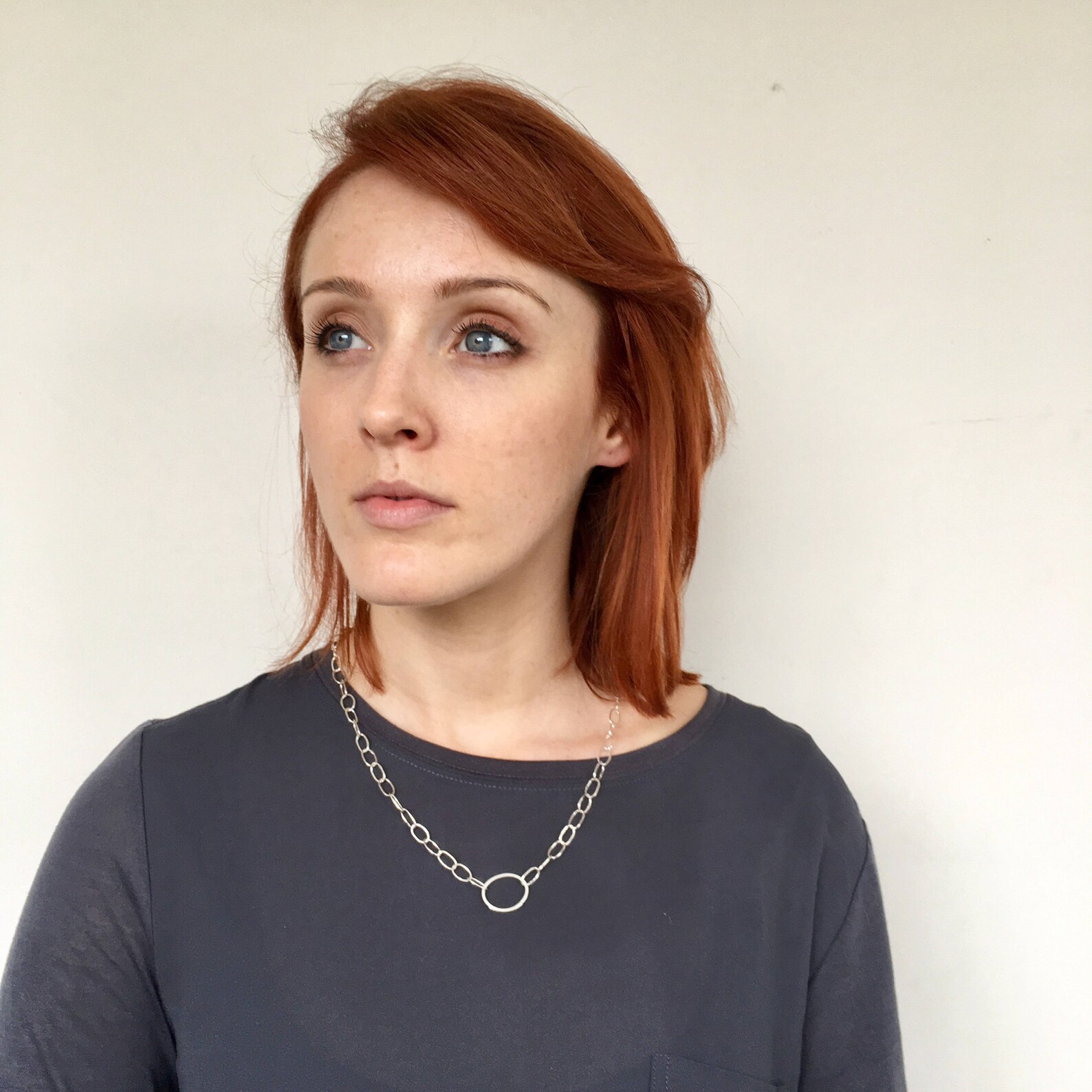 Handmade Hammered Silver Odd Fellows Chain With Easy Olga - Etsy