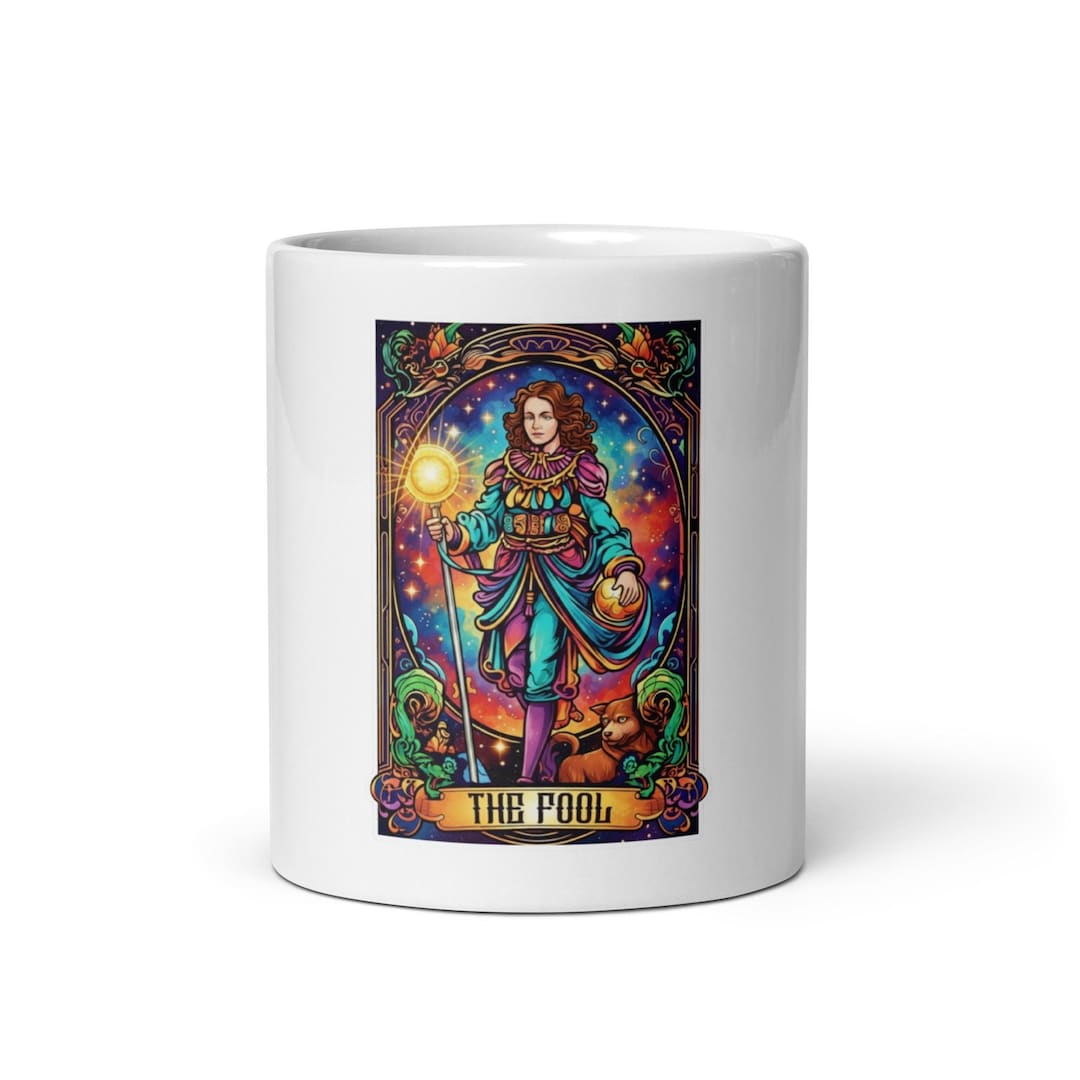 The Fool Tarot Mug – Colorful Major Arcana Coffee Cup | Tarot Reader ...