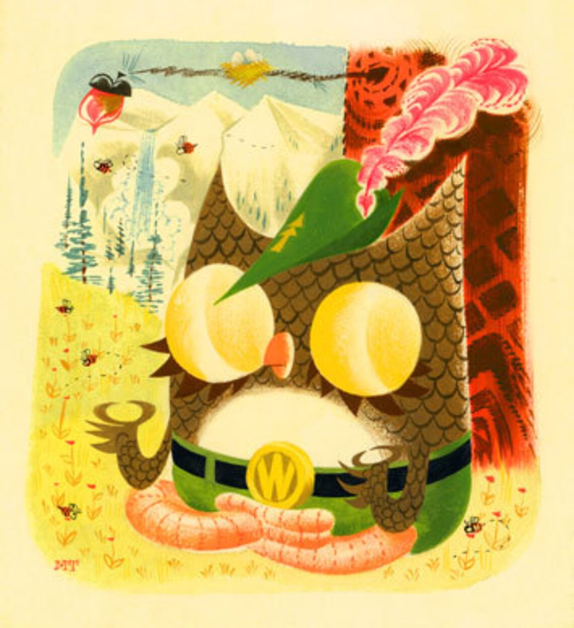 Miles Thompson "smokey and Wild Butterflies" and "whom" Giclee Print ...