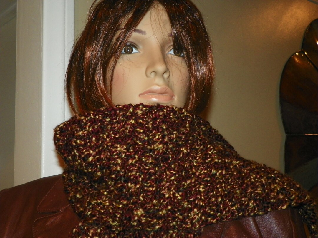 Beautiful Rust Bark Scarf Extra Long Made for a Him or Her READY TO ...