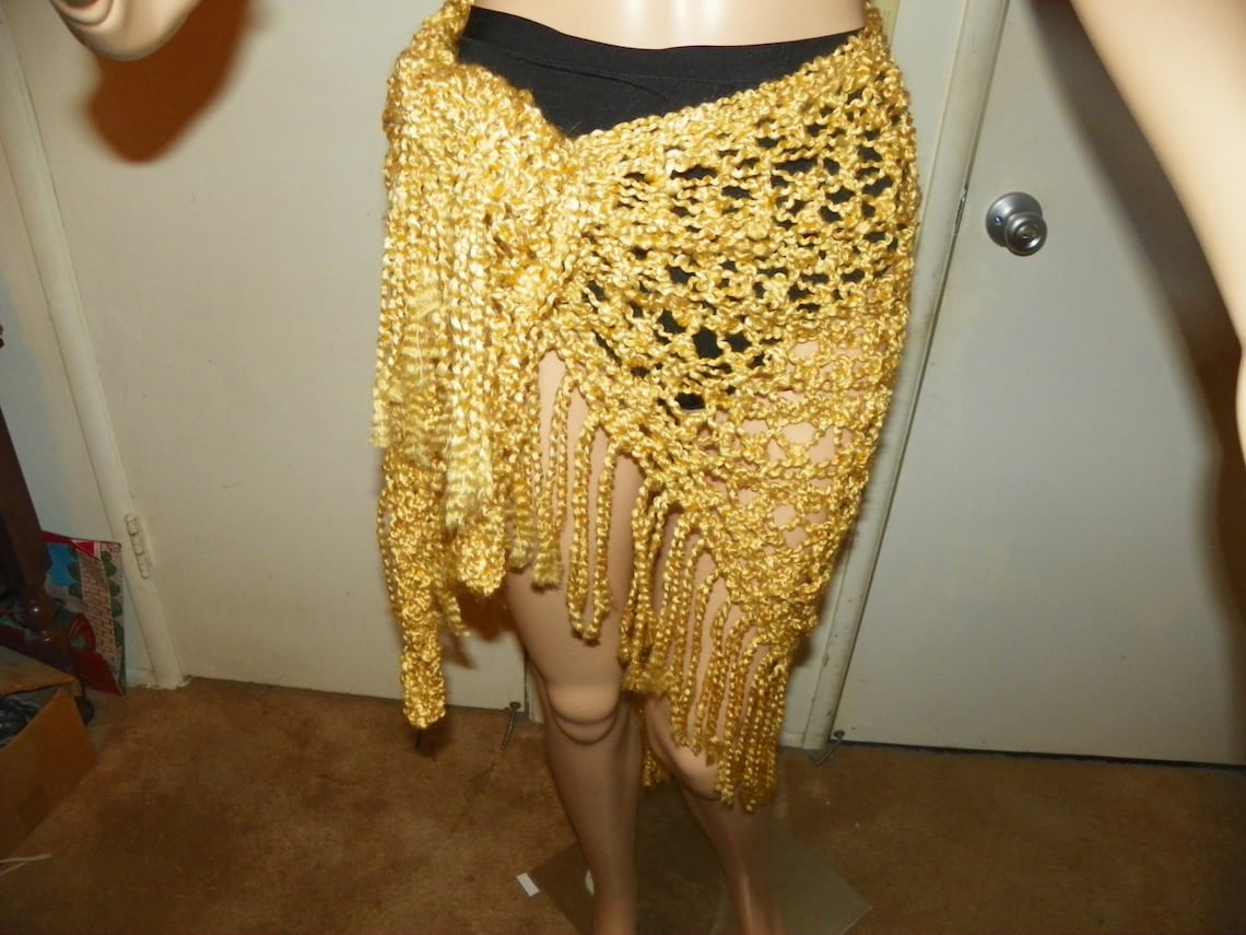 Gold Shawl Wrap Very Stunning Ready to Ship - Etsy