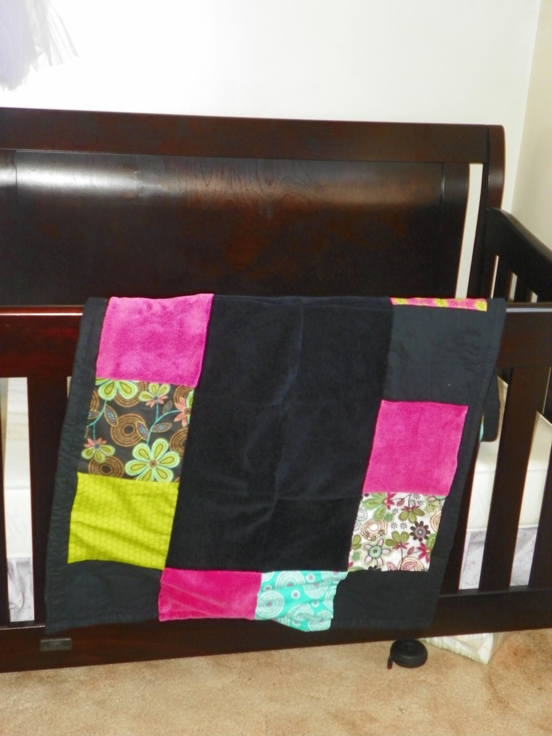 Baby Quilt for a Girl Crib Size - Etsy
