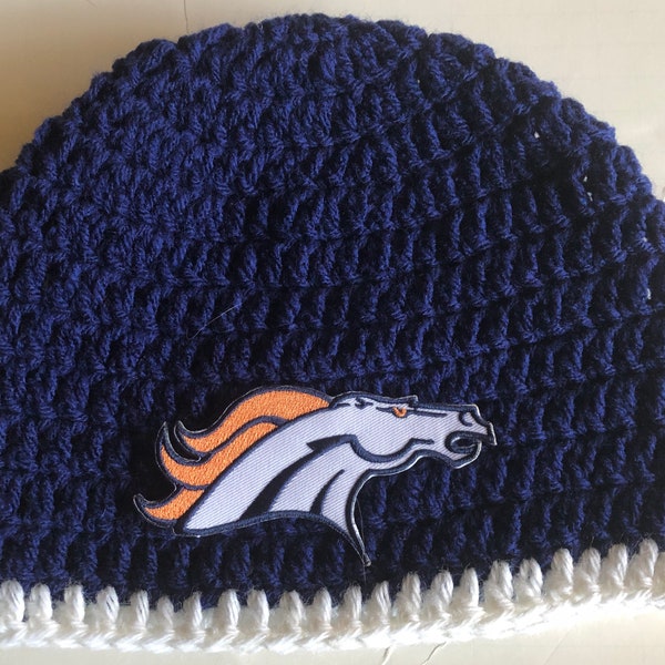 Crochet Broncos Hat - Etsy
