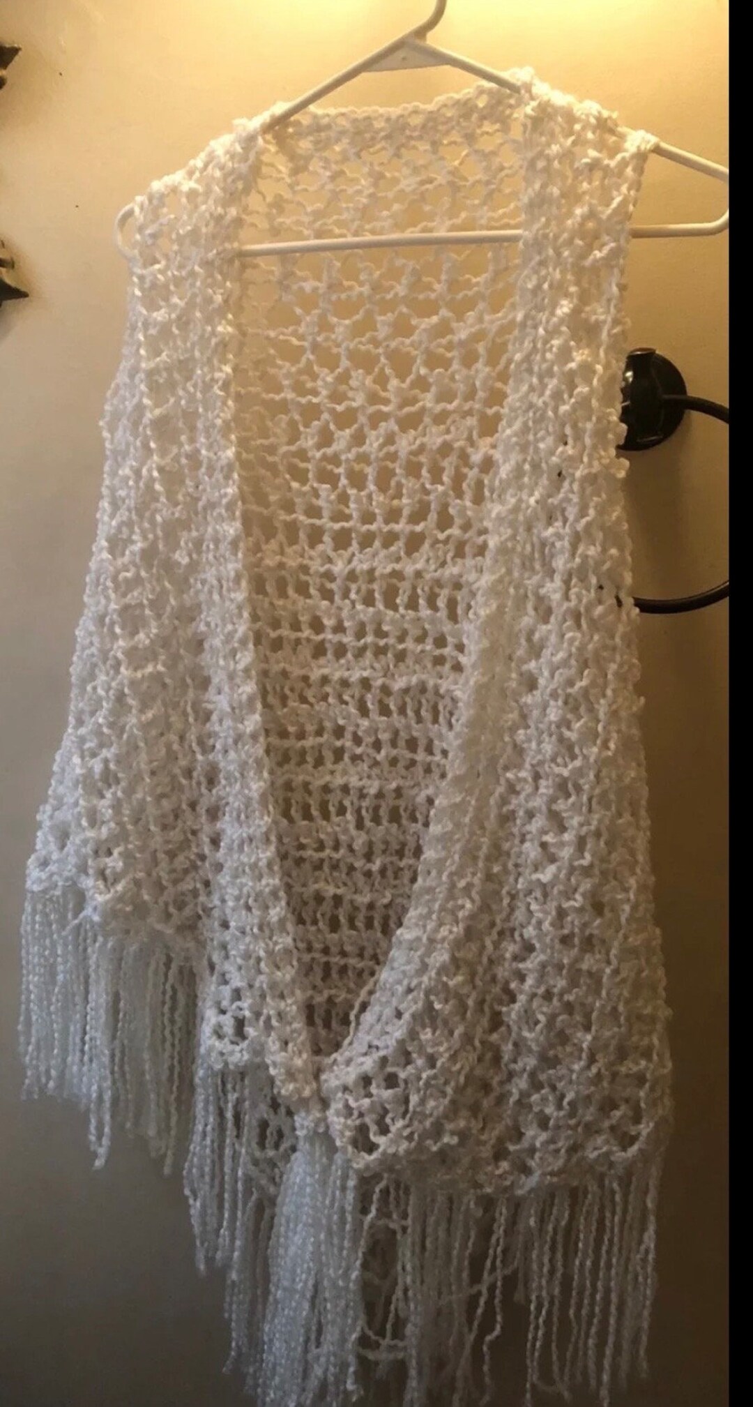 Beautiful Plus Size White Shawl Wrap Crochet Size XL-XXXL - Etsy