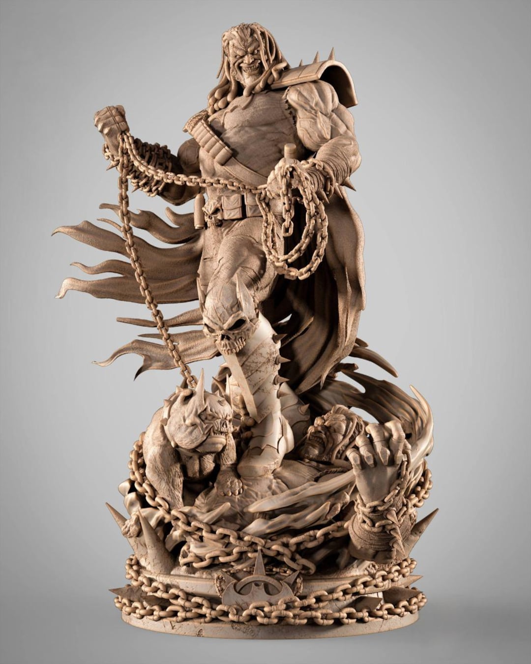 Dark Metal Reaper – the Laughing Enforcer STL Statue - Etsy