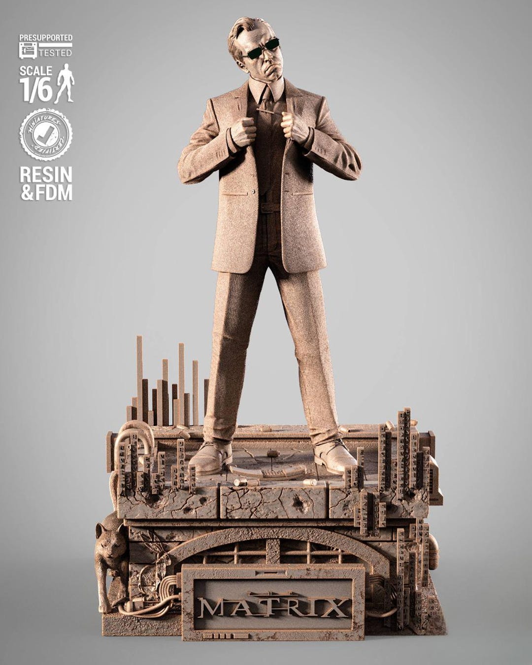 The System Enforcer – Viral Code Antagonist STL Statue - Etsy