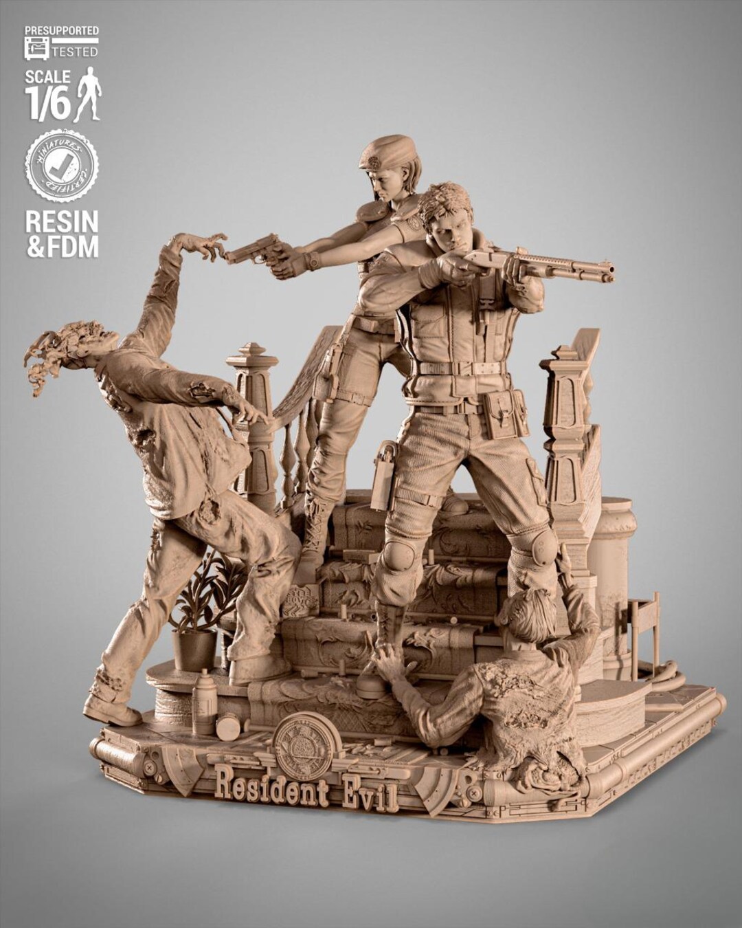 The Outbreak Zone – Survival Horror Diorama STL Set - Etsy