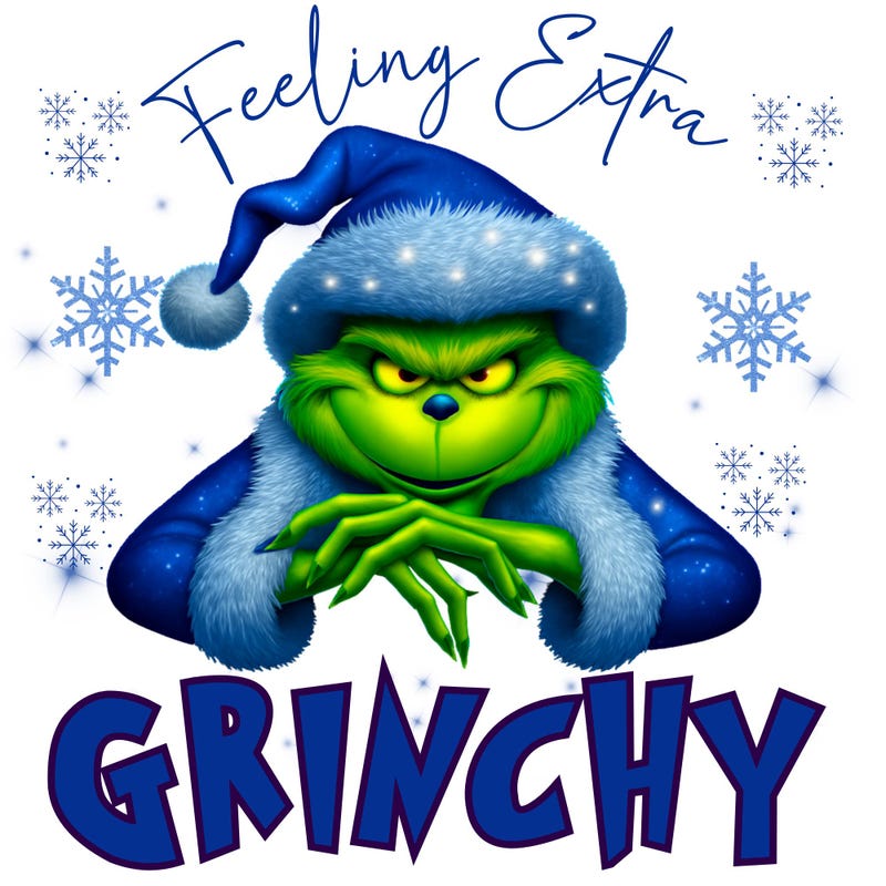 Grinchy Blue - Etsy