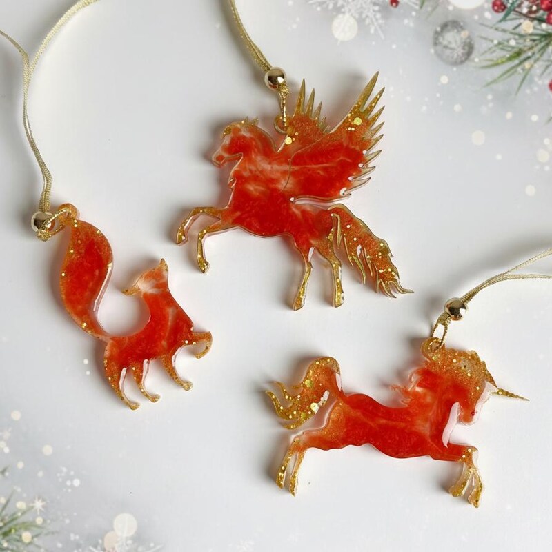 Handmade Fox Resin - Etsy UK