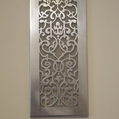 Solid Brass Cover With Art Deco Pattern - Etsy