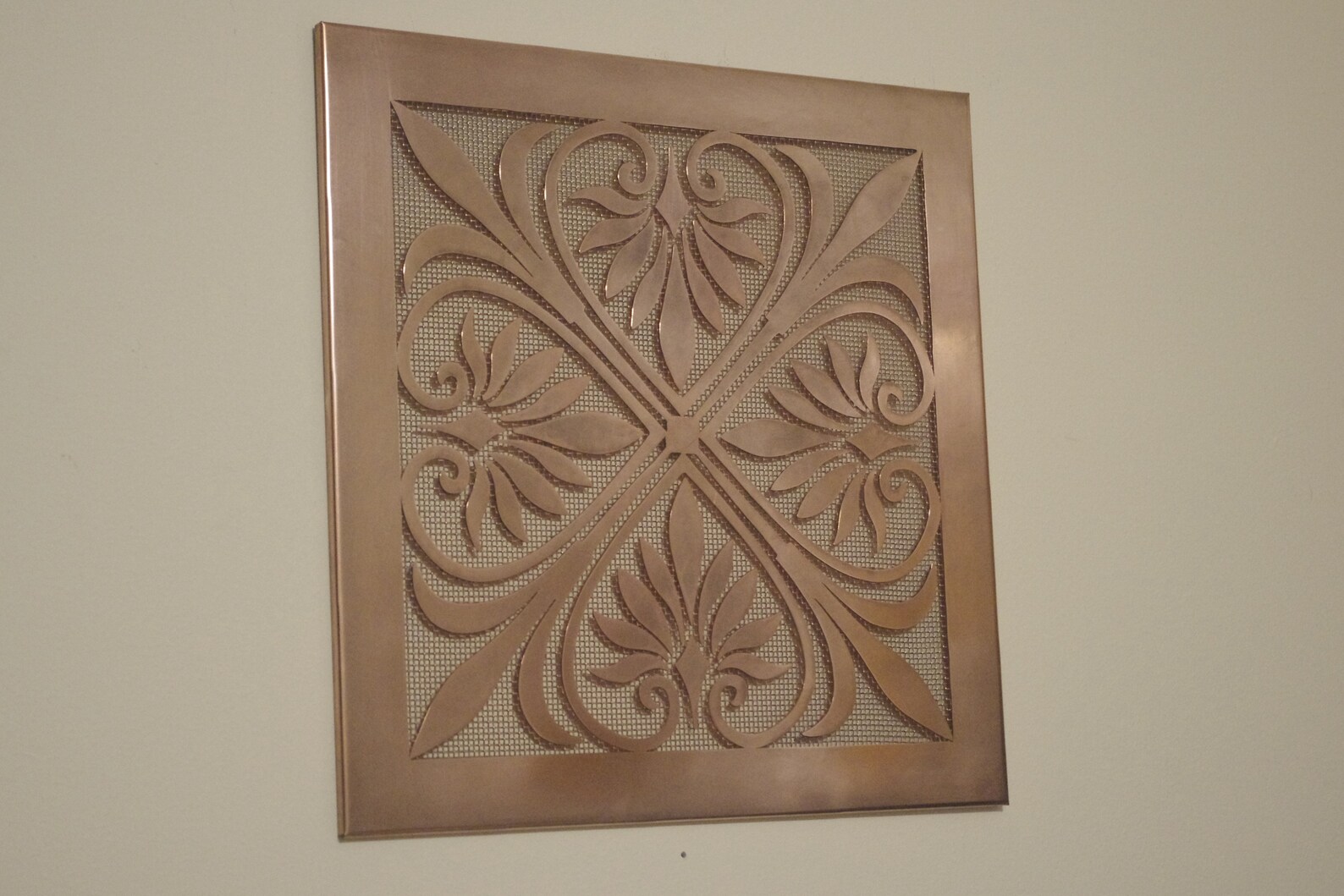 Art Deco Style Vent Cover Made From Copper | Etsy