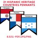 Hispanic Heritage Month Country Flags Bunting - September Bulletin ...