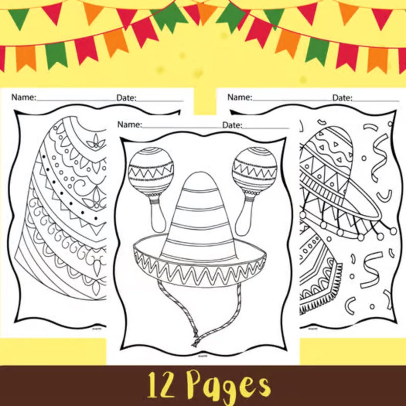Hispanic Heritage Month Coloring Pages – September Coloring Sheets ...