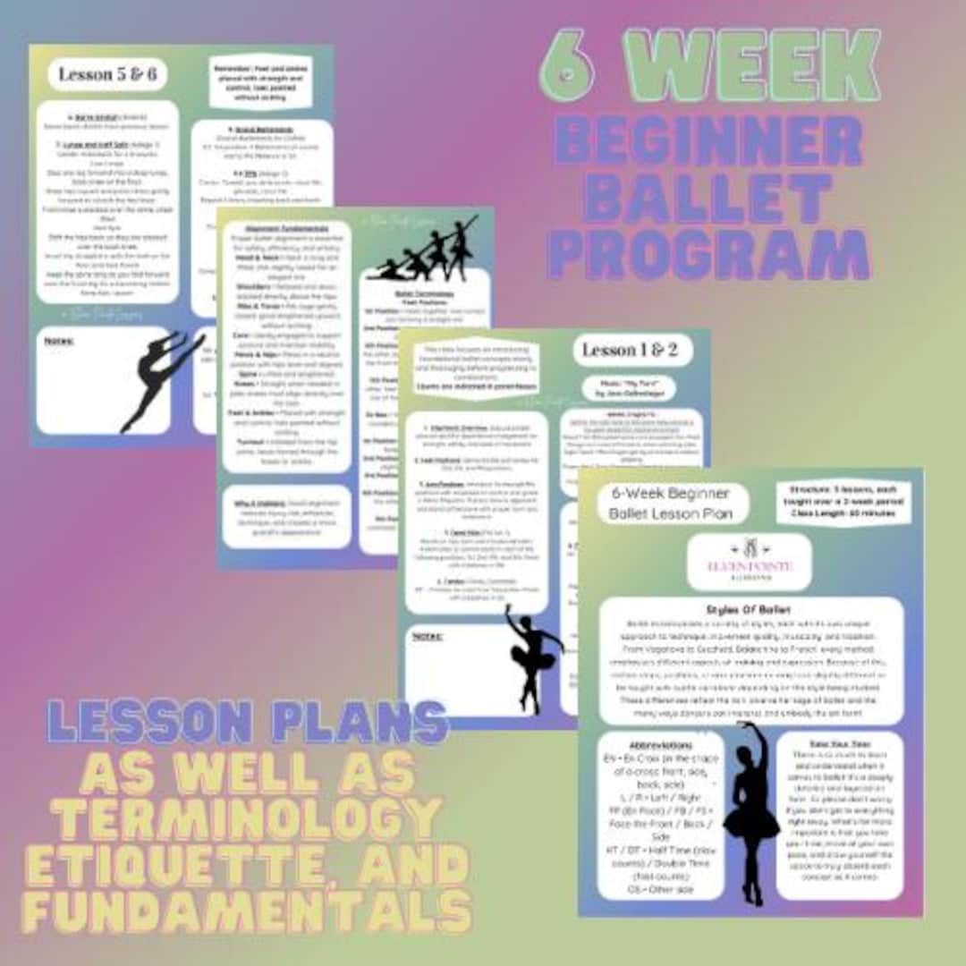 Beginner-level Ballet Curriculum - Etsy