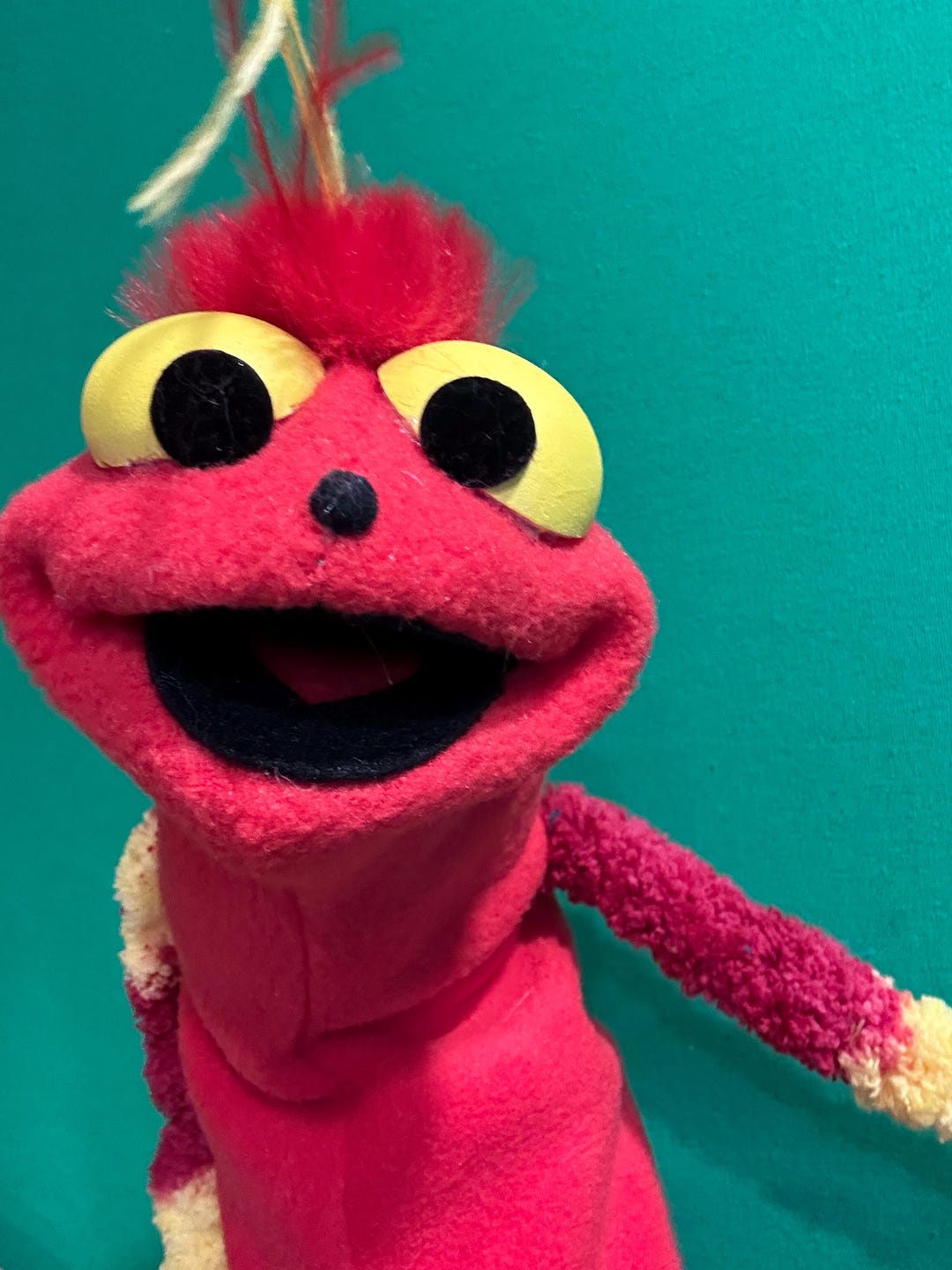 Child Sized/ Small Fit Red Sleeve Puppet. - Etsy