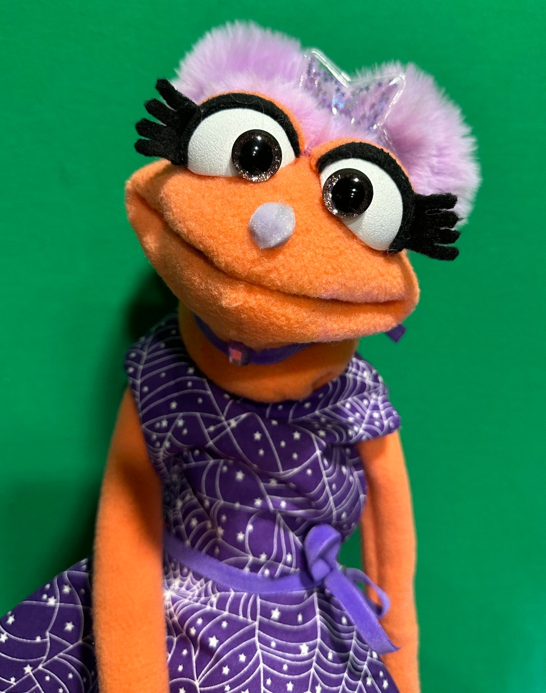 Moon Pie. Peach Puppet With Glow in the Dark Dress. - Etsy