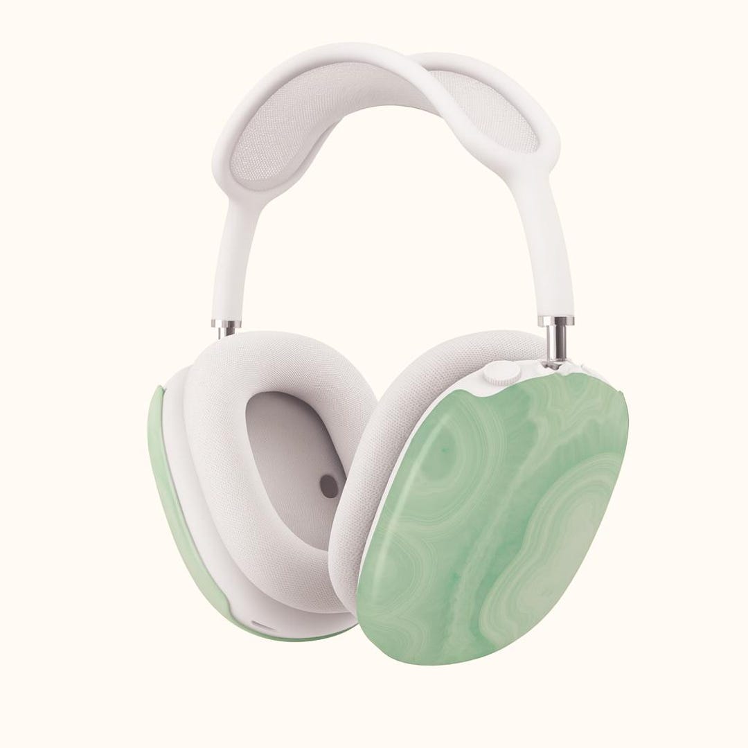 Mint Agate Inspired Pattern AirPod Max Cases Marble Stone Print ...