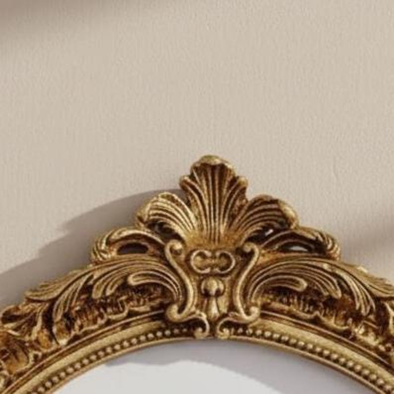 European Retro Gold Arched Picture Frame – Elegant Wall-mounted or ...