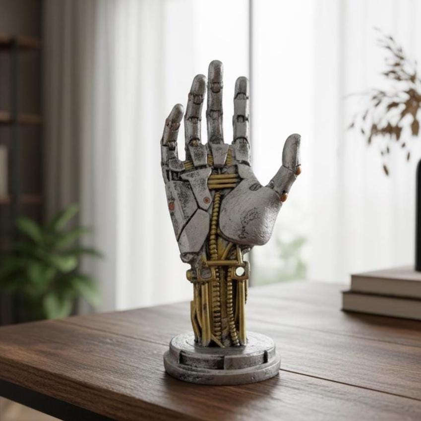 Cyberpunk 3D Printed Game Controller Handle – Futuristic Desktop ...