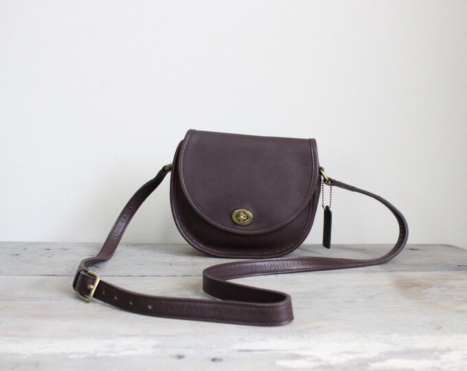 Vintage Coach Watson Bag // Brown Leather Crossbody 9981 - Etsy