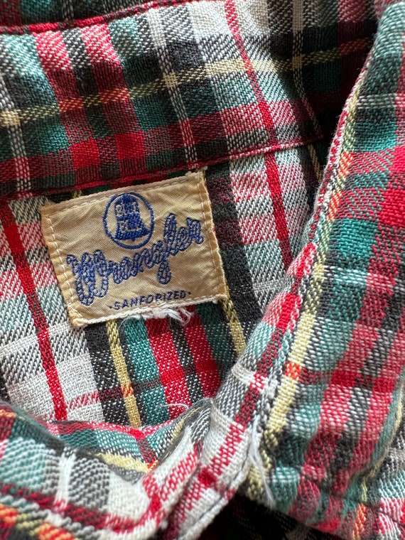 1950s Wrangler Blue Bell Western Shirt Slant Pocket - Gem