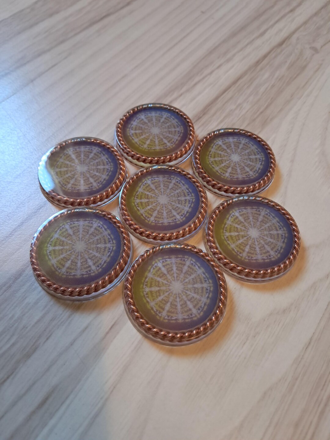 Krystal Spiral Matrix Code Tensor Puck/pendant - Etsy