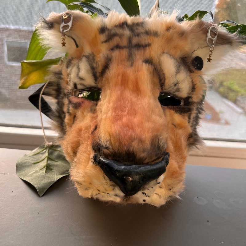 Tiger Therian Mask - Etsy