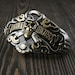 Handmade Sterling Silver Harley Davidson Ring – Biker Skull Jewelry - Etsy