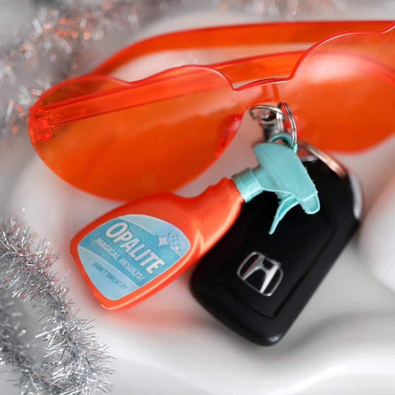 Opalite Bottle Keychain - Etsy