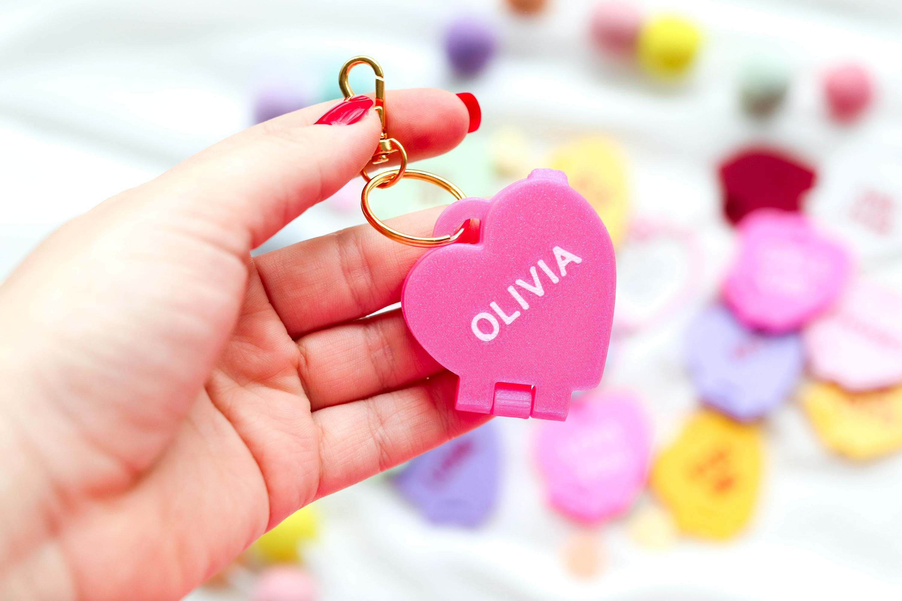 Conversation Heart Locket Valentines for Kids | Non-candy Classroom ...
