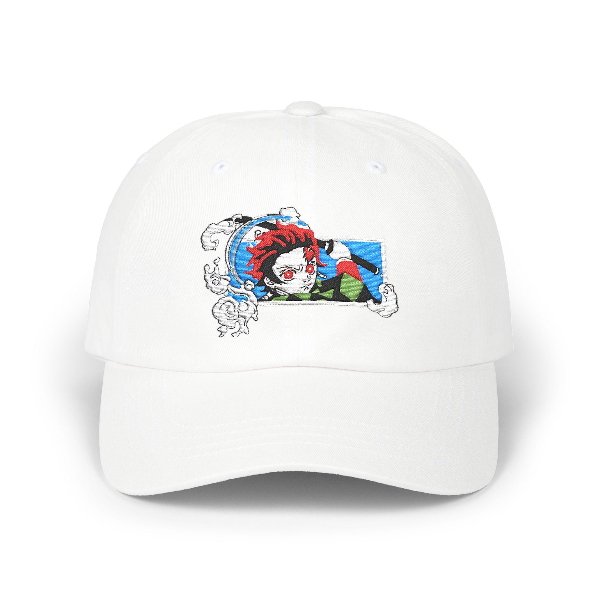 Tanjiro Demon Slayer Water Breathing Embroidered Hat | Anime Dad Cap ...