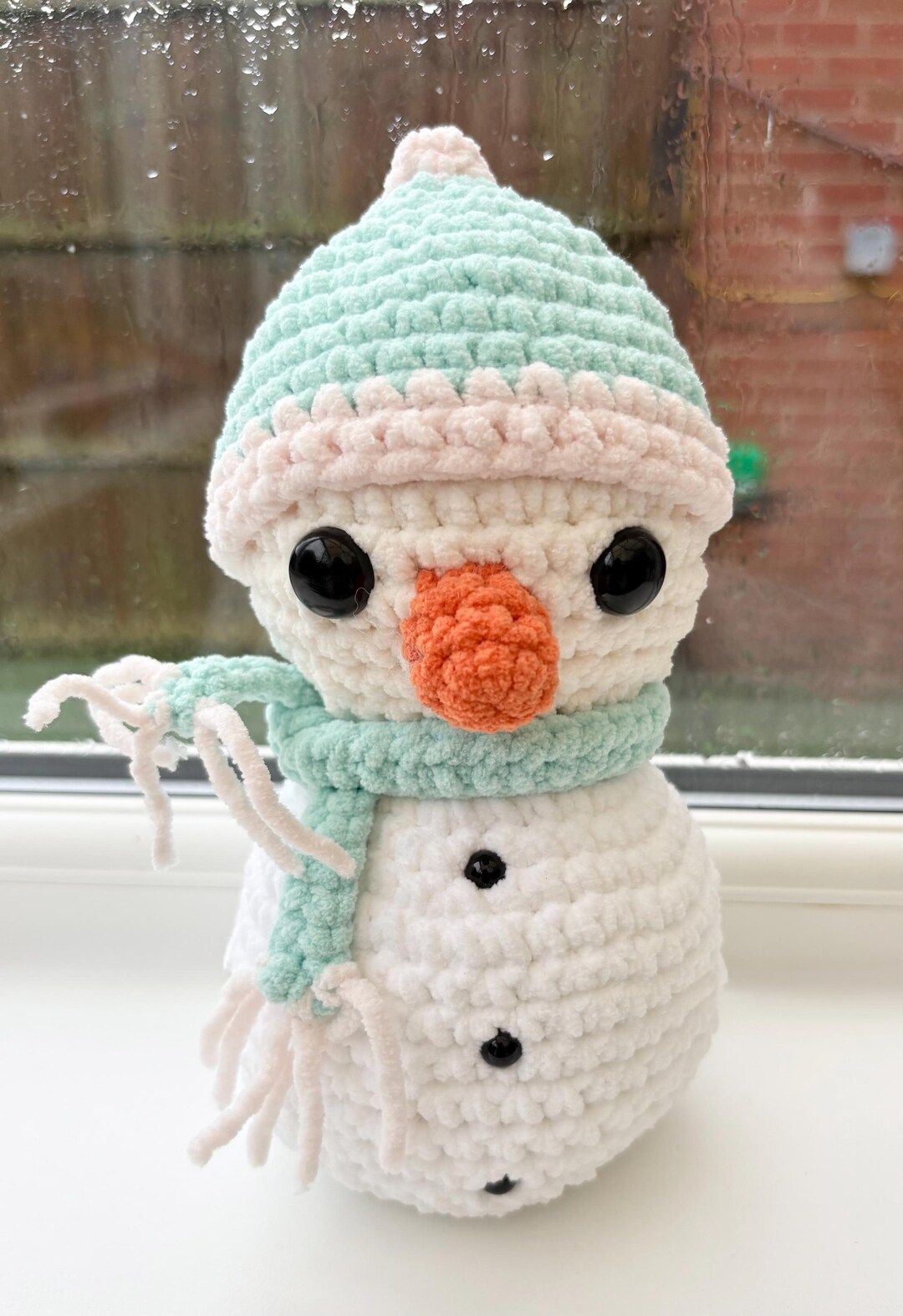 Hadmade Crochet Snowman Plushie | Christmas Plushies | Made to Order ...