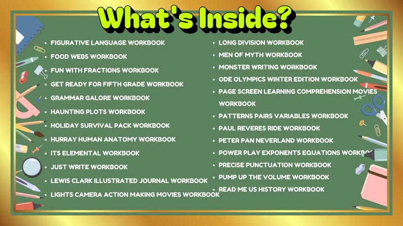 2000+ Pages 5th Grade Worksheets & Activities Mega Bundle | Math ...