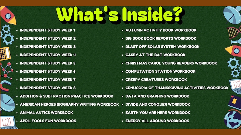 3rd Grade Mega Workbook | 3000+ Pages Printable Activities (PDF) - Etsy