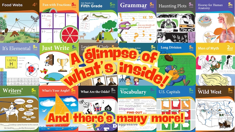 2000+ Pages 5th Grade Worksheets & Activities Mega Bundle | Math ...