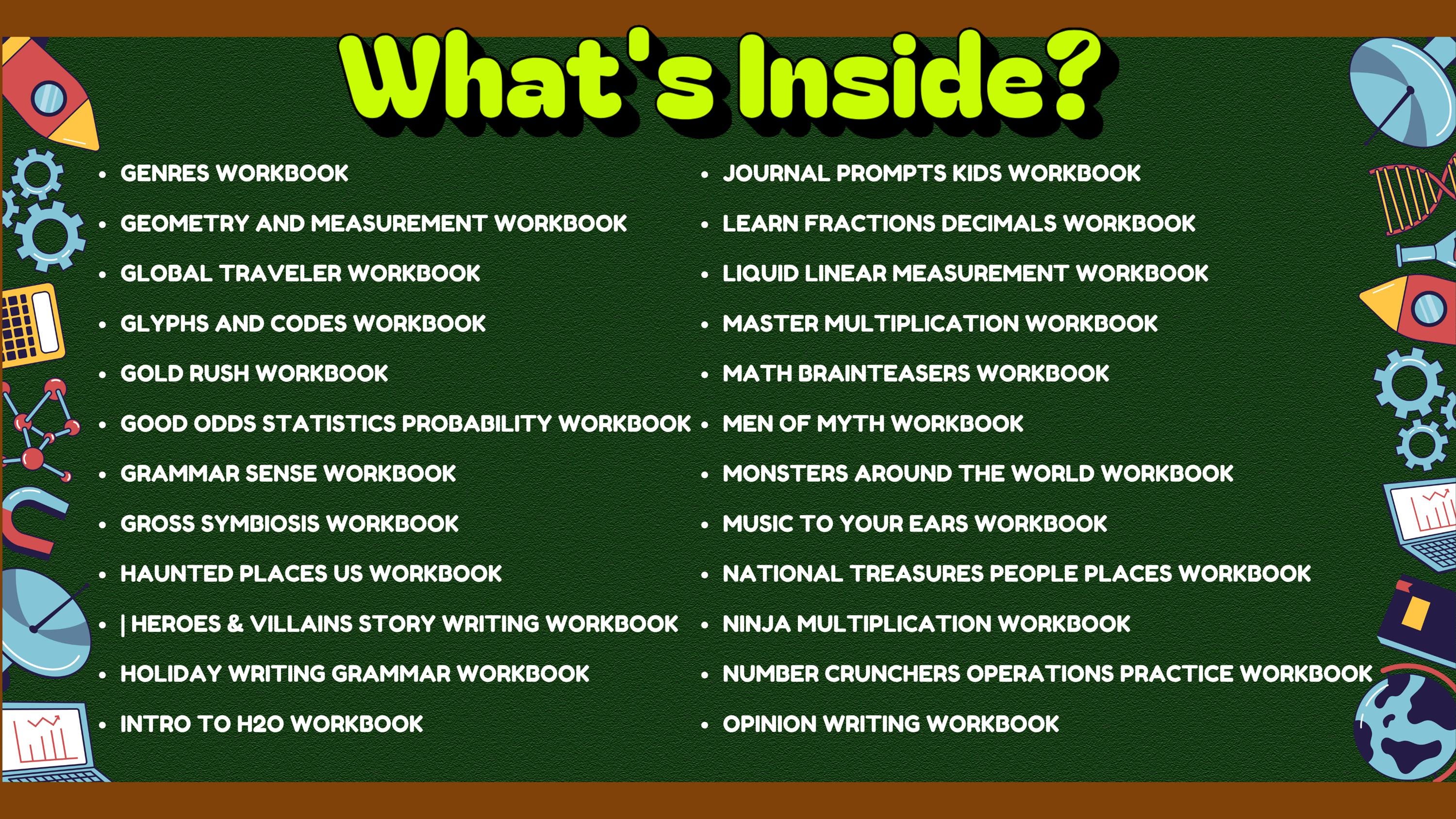 4th Grade Mega Workbook Bundle | Homeschool Printable Pack (PDF) - Etsy