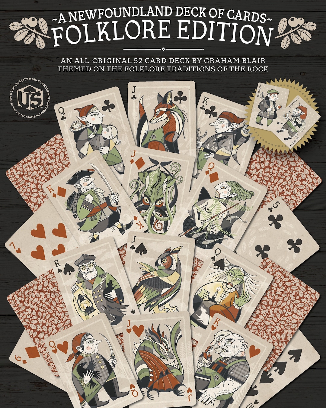 Folklore Edition: A Newfoundland Deck of Playing Cards - Etsy