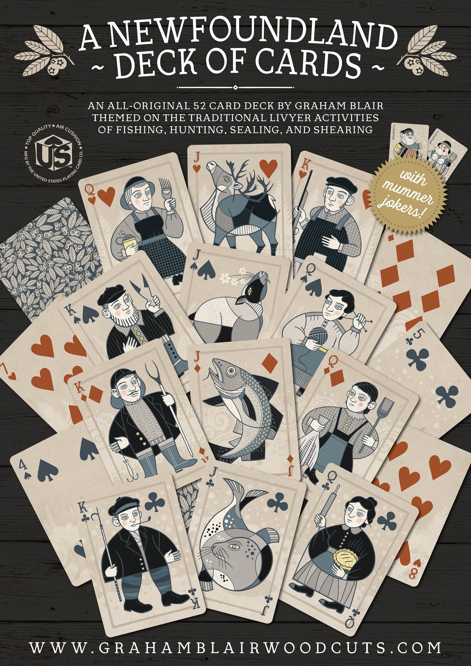 A Newfoundland Deck of Playing Cards - Etsy Canada