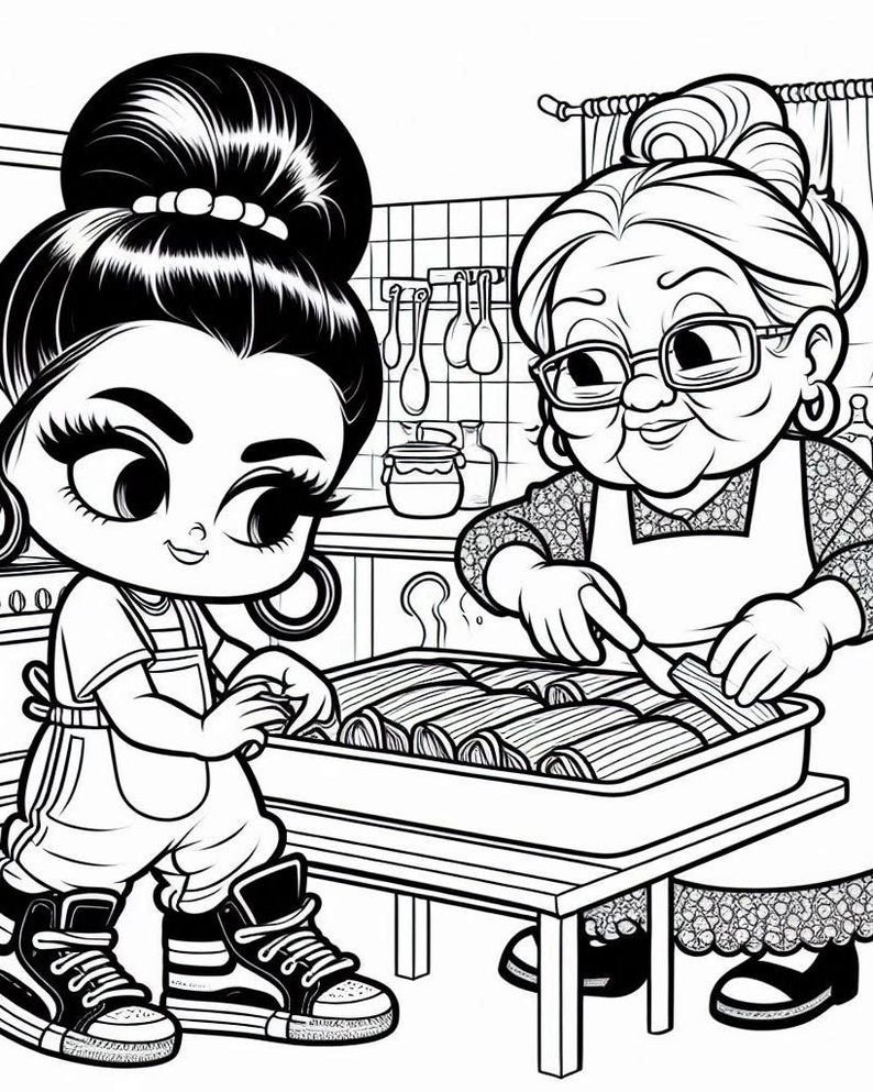 Chicano Coloring Page - Etsy